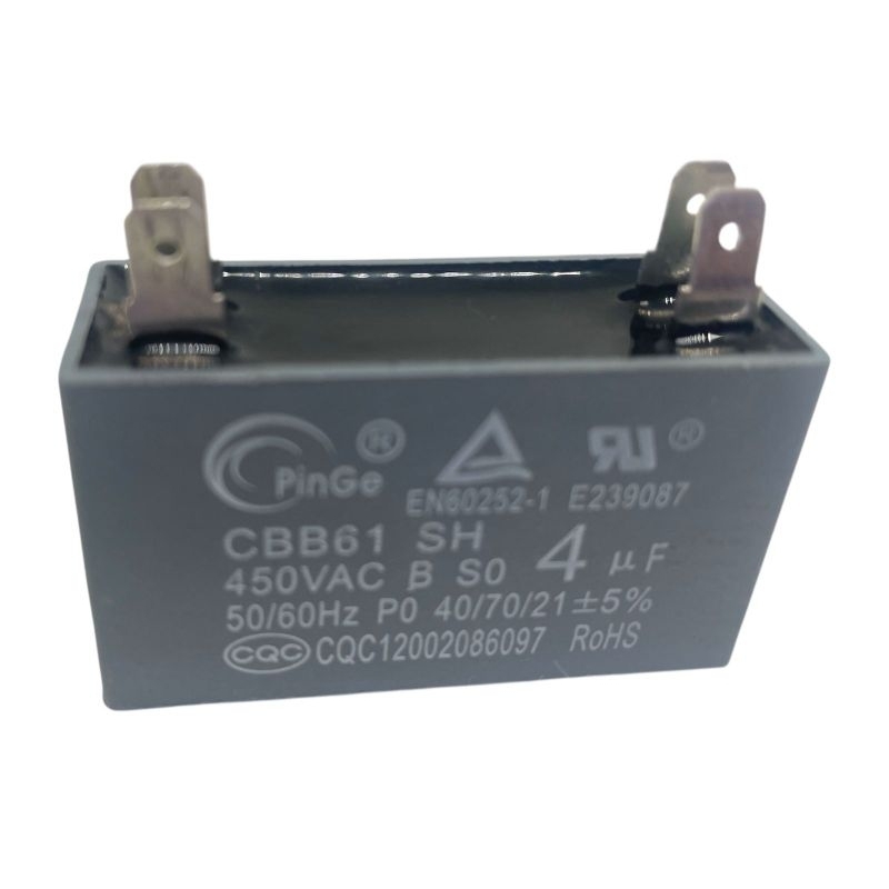 Capacitor 4uf 450vac 50/60Hz Original | Shopee Brasil