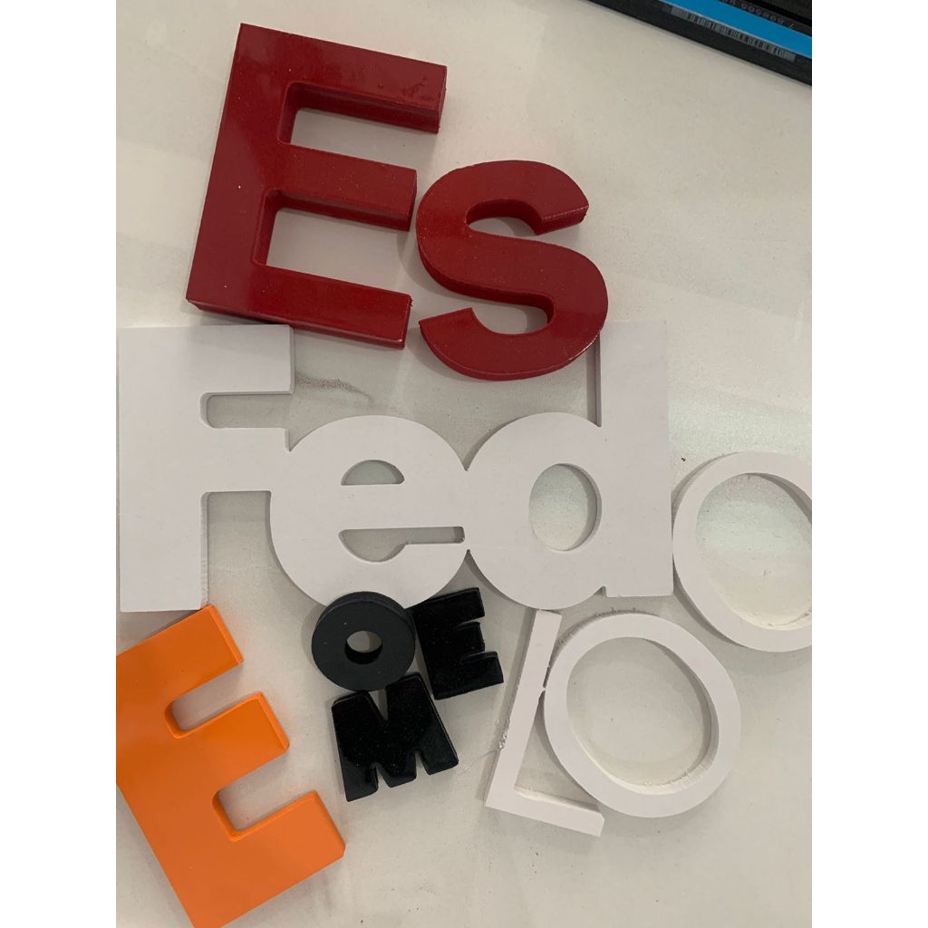 Letra em PVC para Fachada letras 10, 20, 30, 40, 50cm | Shopee Brasil