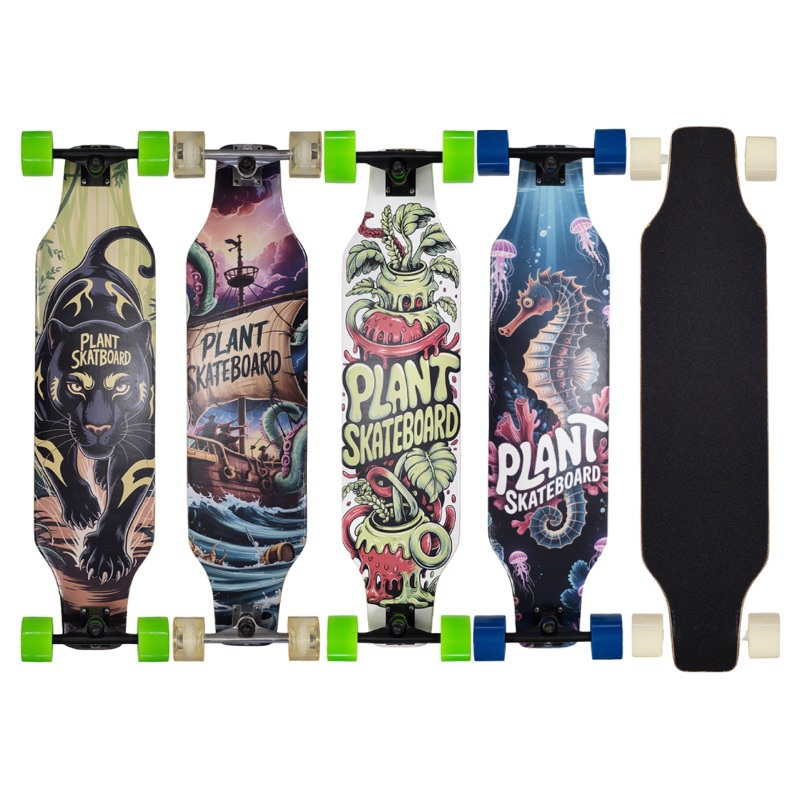 SKATE LONGBOARD MONTADO PLANT | Shopee Brasil