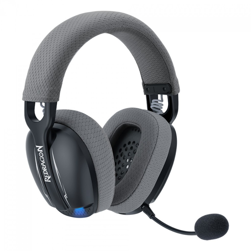 Headset Gamer Sem Fio Redragon Skuld Pro H878BG Preto | Shopee Brasil