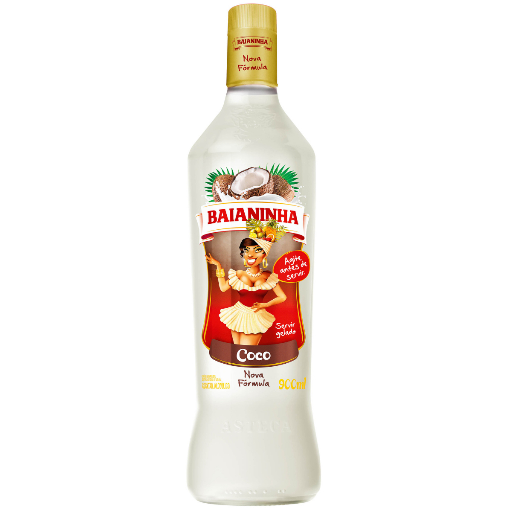 BEBIDA BATIDA BAIANINHA COCKTAIL DE COCO 900ML | Shopee Brasil