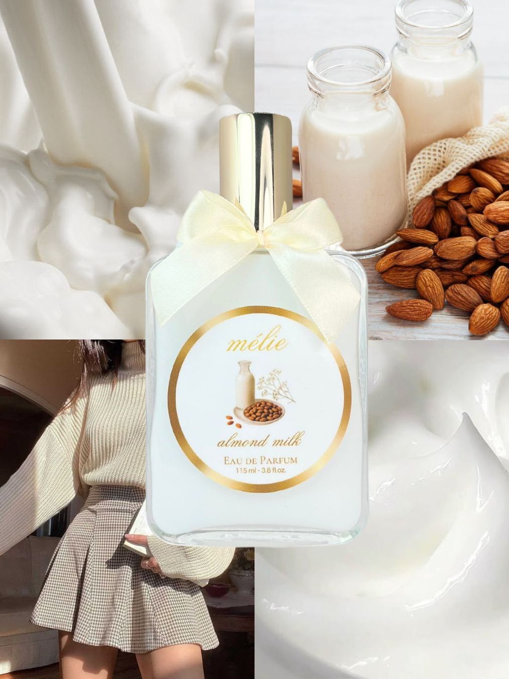 Milky Perfume Eau de Parfum Almond Milk/Leite de Amêndoas Mélie 115 ml ...