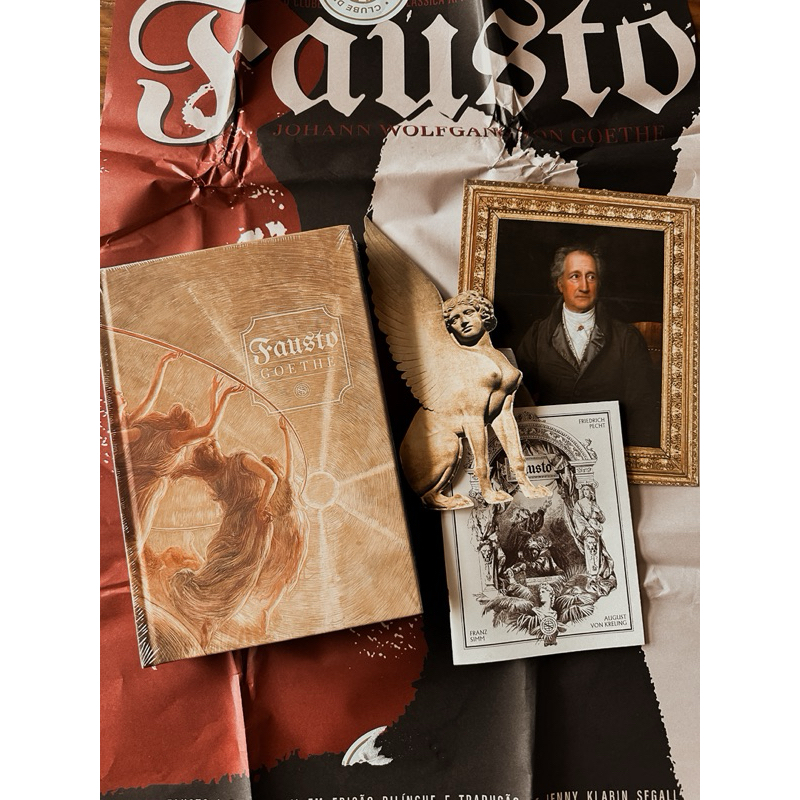 LIVRO FAUSTO GOETHE CLUBE DE LITERATURA CLASSICA CAPA DURA | Shopee Brasil
