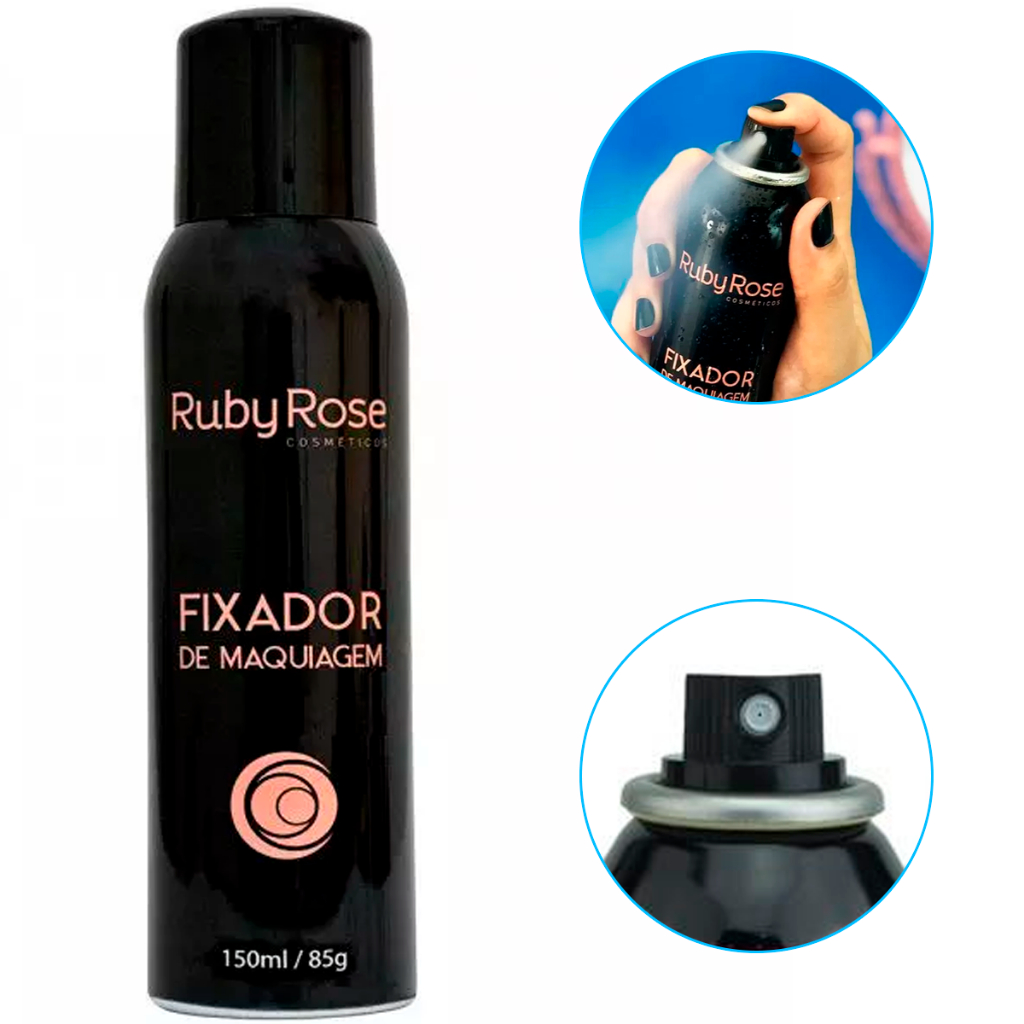 Fixador Spray de Maquiagem 150ml - Ruby Rose | Shopee Brasil