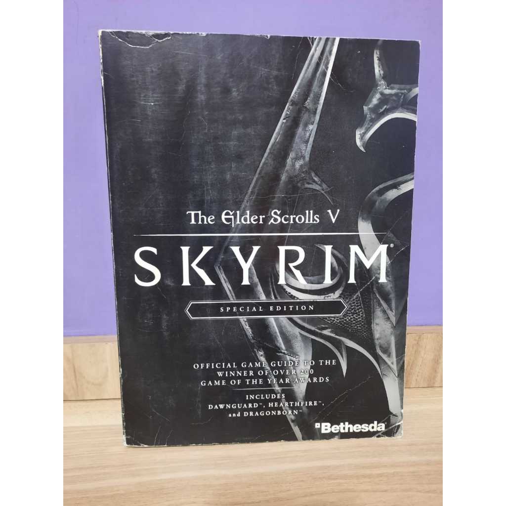 Livro The Elder Scrolls V Skyrim Official Game Guide Prima Games ...