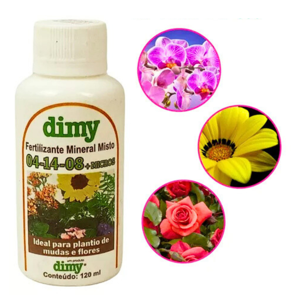 Fertilizante Adubo Dimy NPK 04-14-08+Micronutrientes 120ml Floração ...