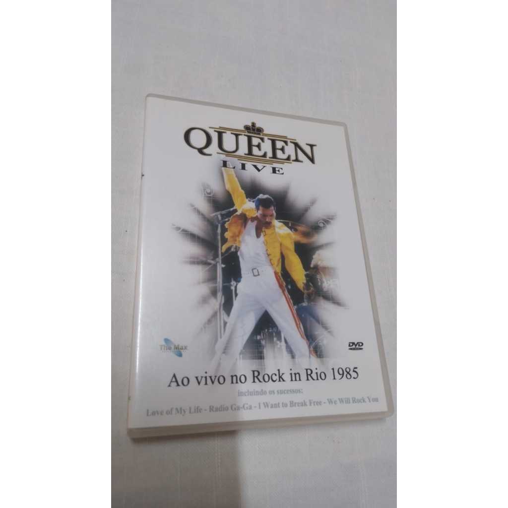 DVD Queen - Live - Ao Vivo No Rock In Rio 1985 ( 22025 ) | Shopee Brasil