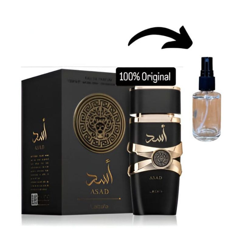 Mini Perfume Asad Lattafa ORIGINAL — Fragrância Importada Amadeirada ...