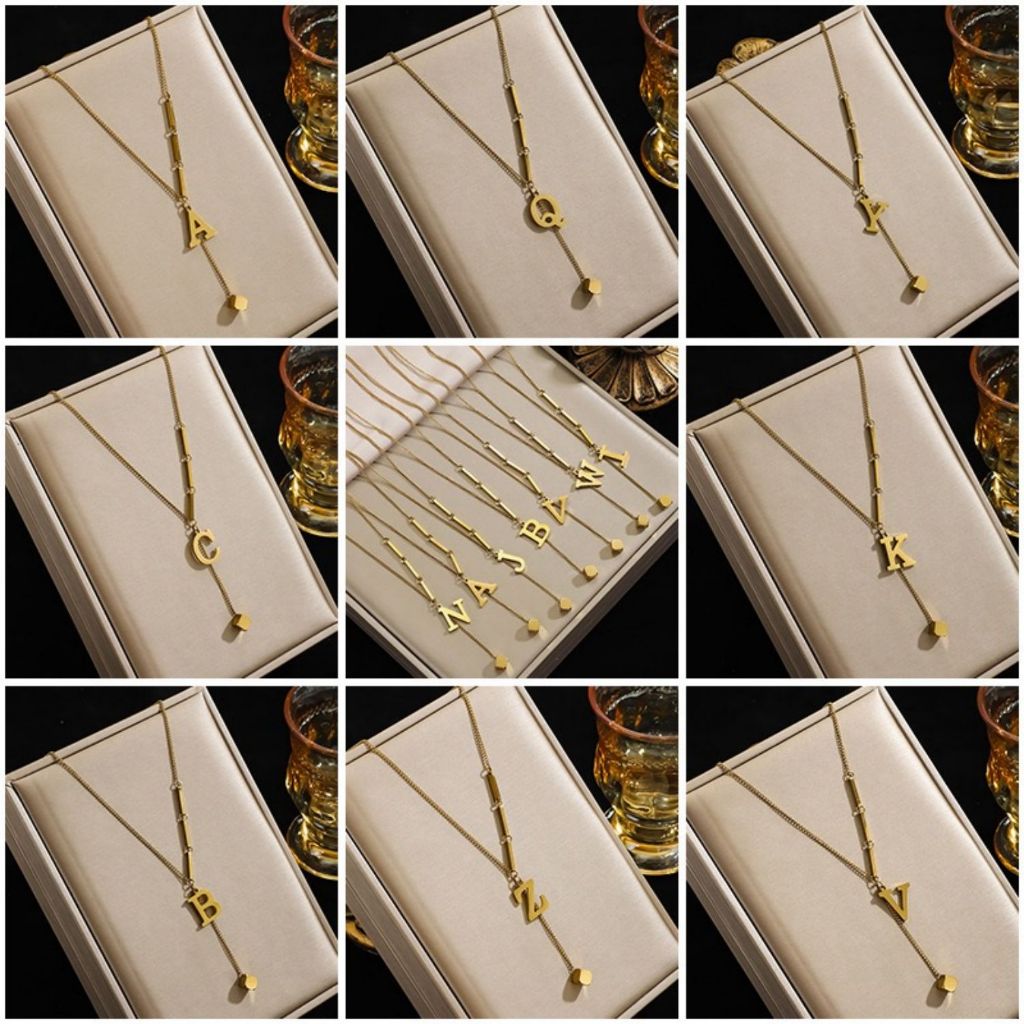 Novo nicho de alta qualidade em aço inoxidável 18k com 26 letras em ...