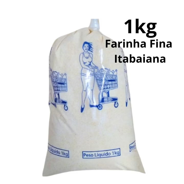 Farinha de Mandioca Fina Torrada Branca Itabaiana original da Bahia ...