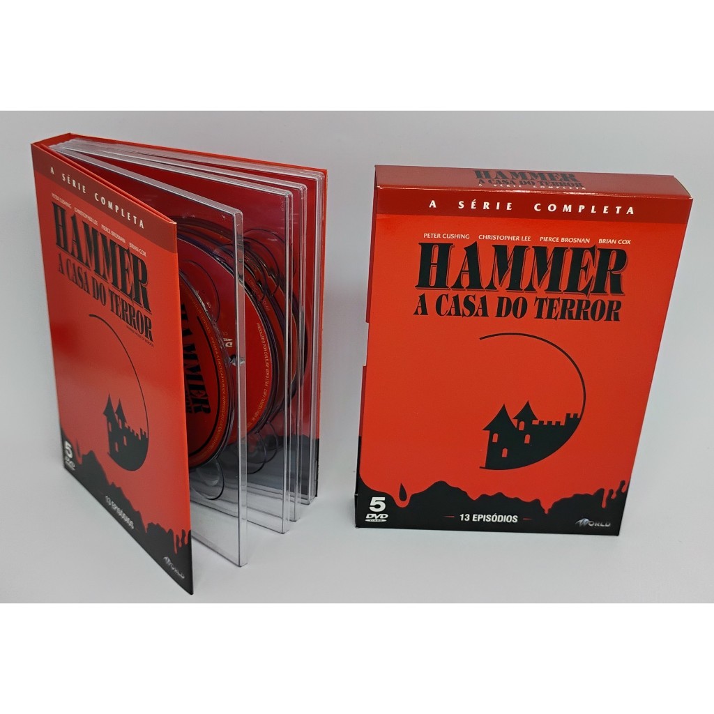 Box 5 DVDs - Hammer A Casa do Terror - Séria Completa - Raro | Shopee ...