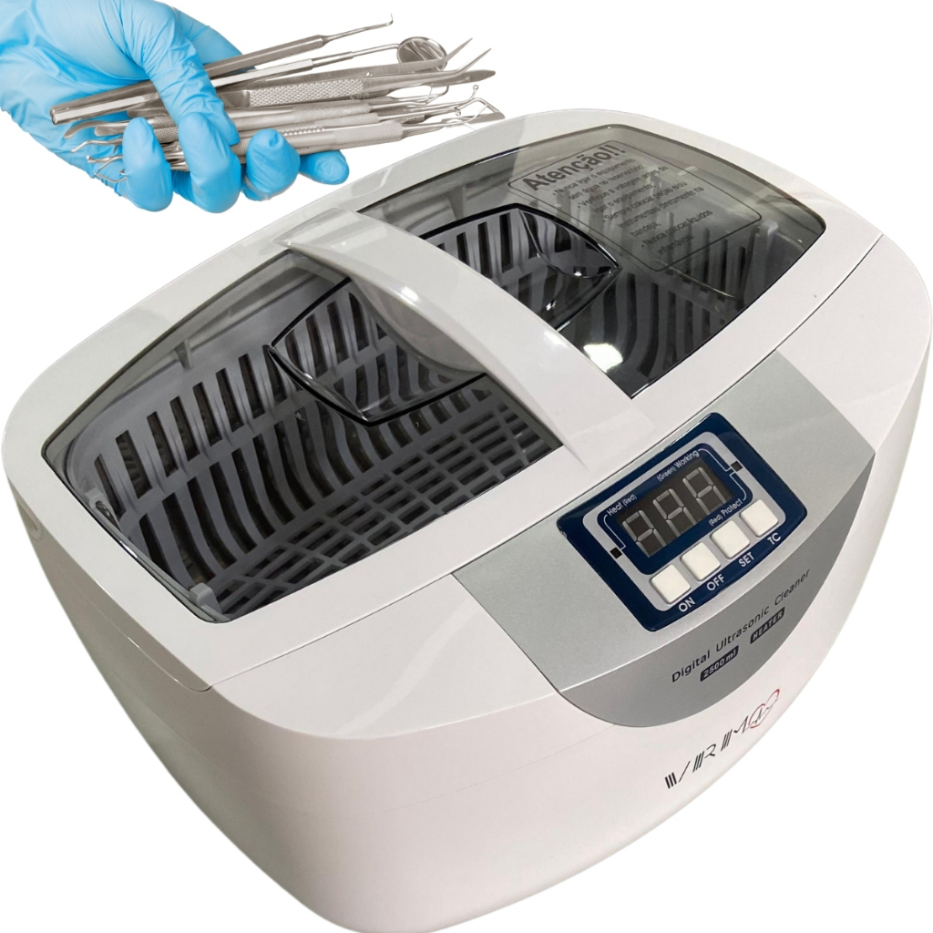 Lavadora Ultrassônica 2.5l Cuba Em Inox C/ Aquecimento E Timer Pré ...