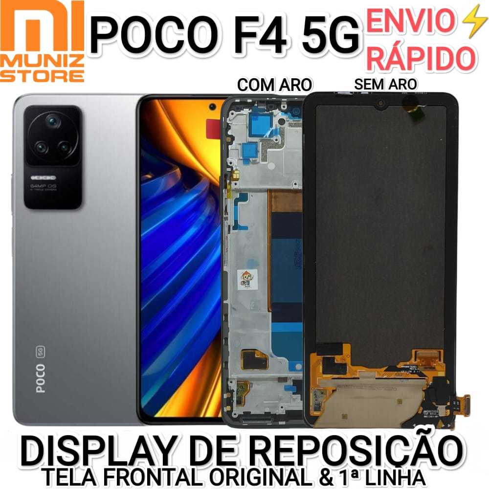 Frontal Poco F4 5G 100% Original Tela Amoled Com Aro Sem Moldura LCD ...