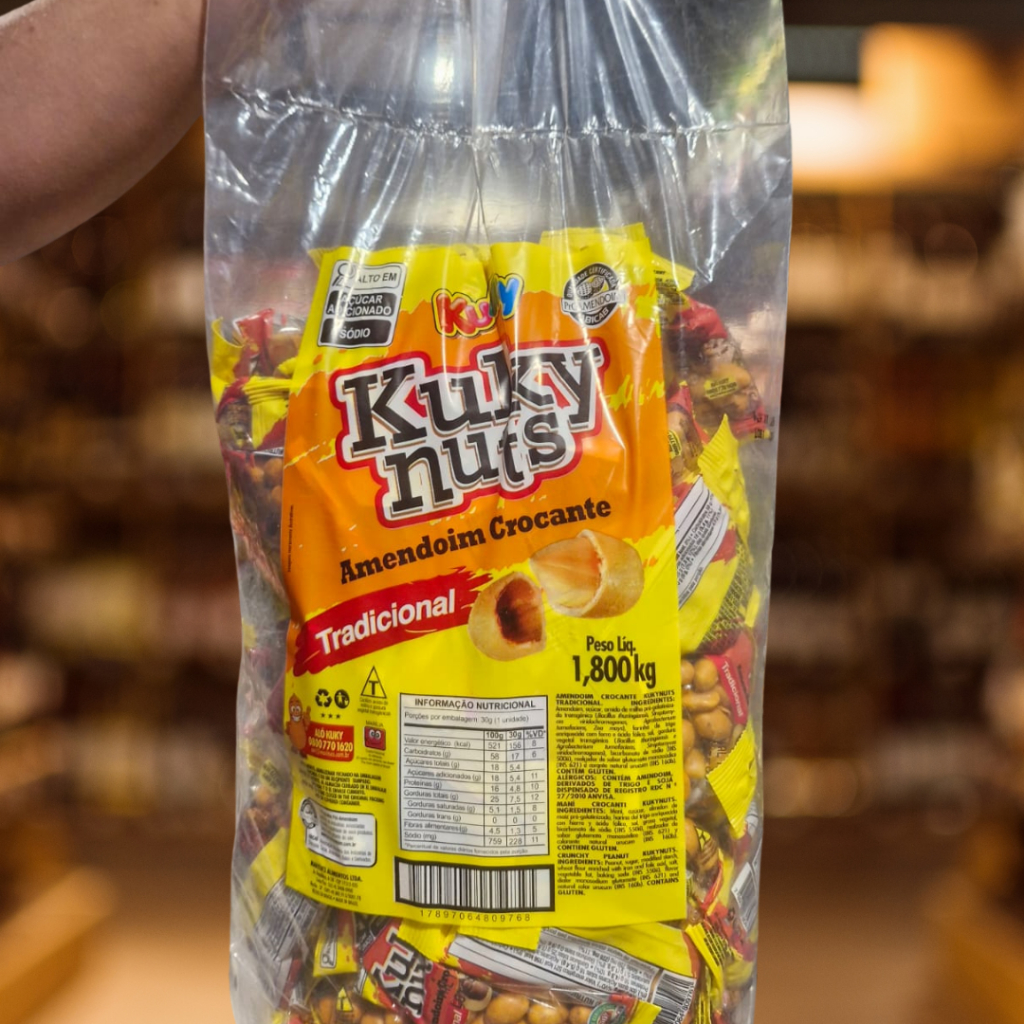 Kit Festa Junina C/60 Uni Amendoim Crocante Tradicional Kuky Nuts De 30g Cada | Shopee Brasil
