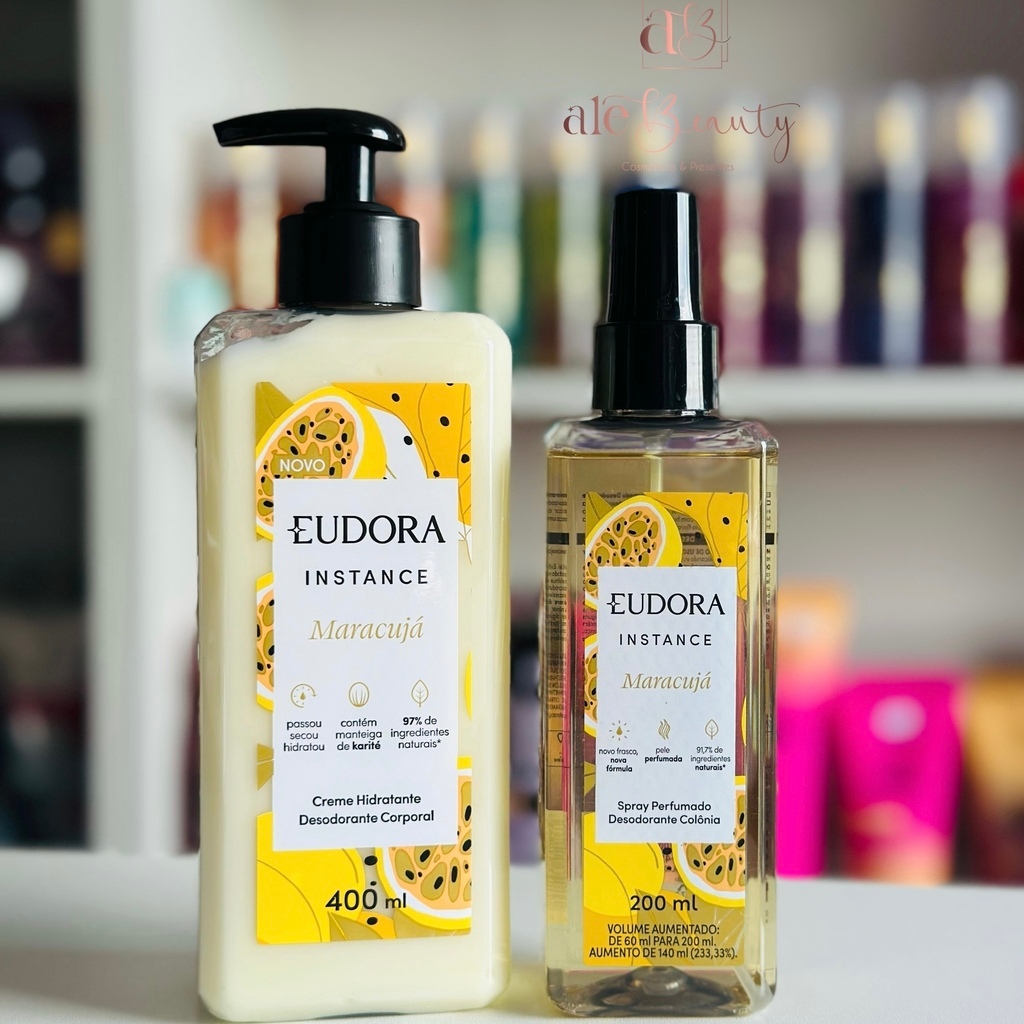 Combo Instance Maracuja Eudora: Body Splash Intance Maracuja 200ml ...