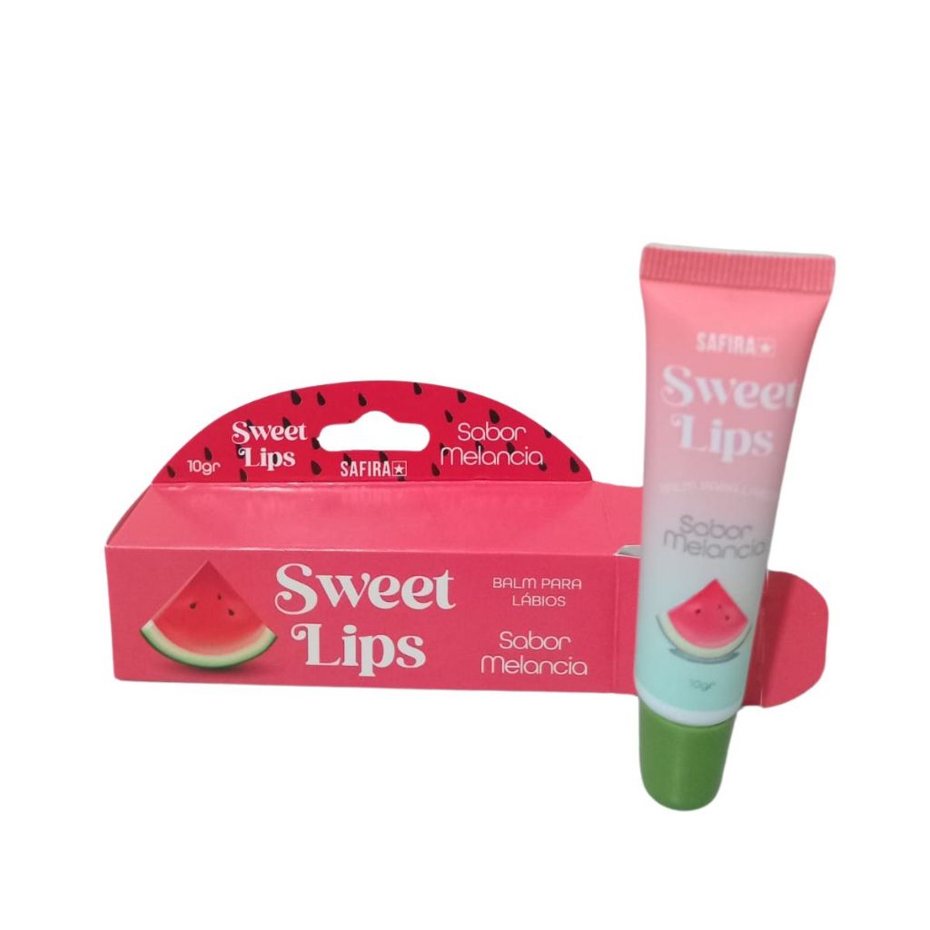 Balm Para Labios Sabor Melancia SAFIRA | Shopee Brasil