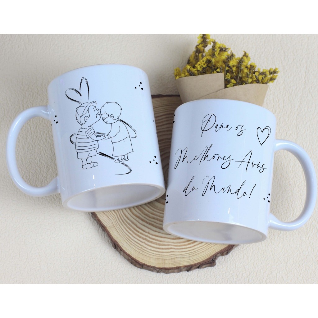 Caneca Personalizada -ESTAMPAS DO ANÚNCIO, ESCOLHA A SUA- C69 (DIA DOS ...