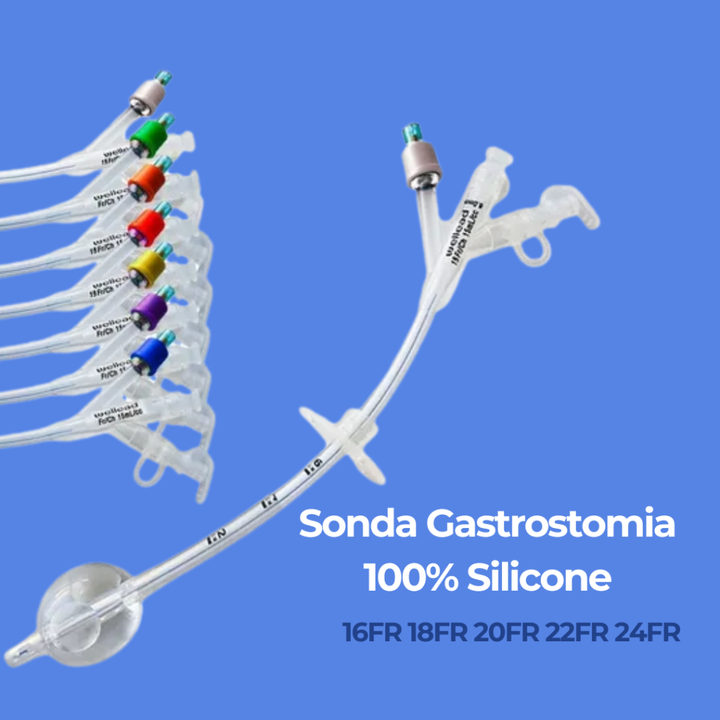 Sonda De Gastrostomia Com Balão Em Silicone 3 Vias 20FR | Shopee Brasil