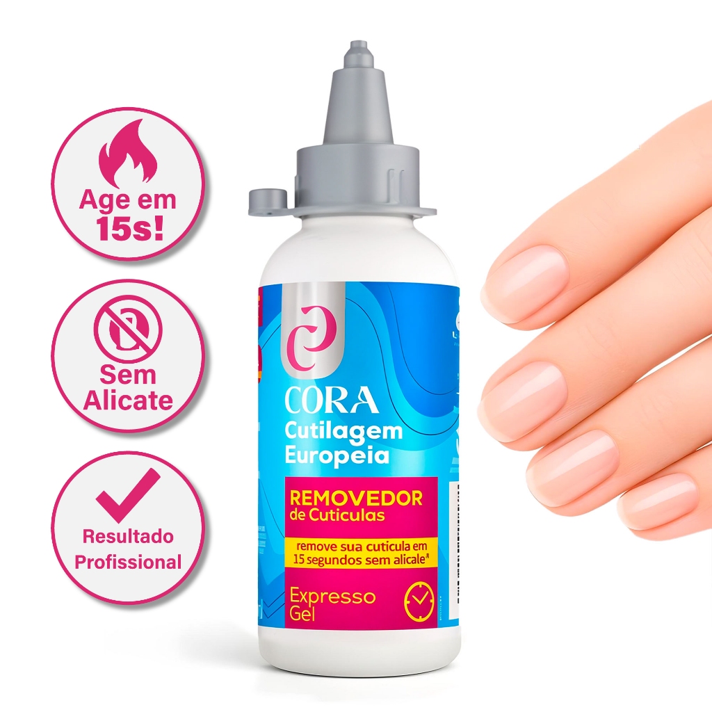 Removedor Cutículas 15 Segundos Gel Expresso 100ml Europeia Sem Usar ...