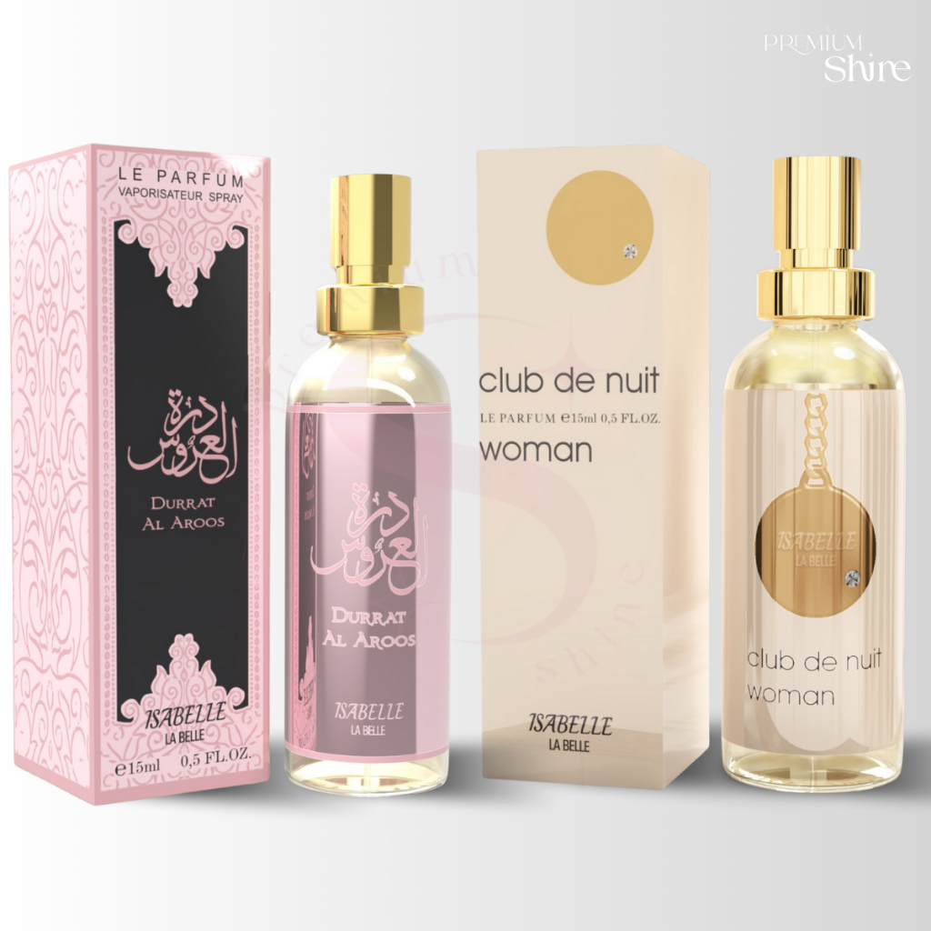Perfume Arabe Durrat Al Aroos 15ml + Perfume Arabe Club de Nuit Woman ...