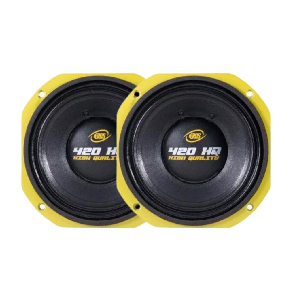 Kit com 2 Alto Falante Médio 8 Pol Eros E420 HQ 420W Rms 8 Ohms ...