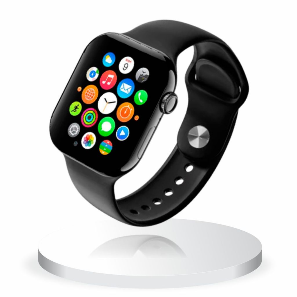 Smartwatch W10 Mini Serie 10 42mm Preto, Chat GPT, NFC, AMOLED ...
