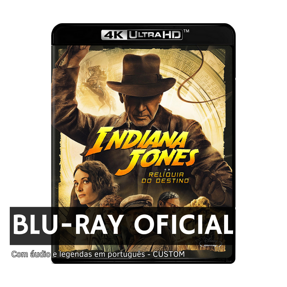Blu-ray 4K UHD Indiana Jones e a Relíquia do Destino (Oficial - Custom) | Shopee Brasil