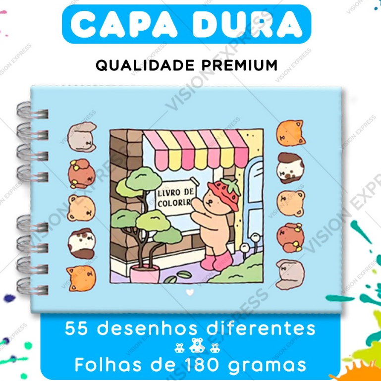 Livro De Colorir Bob Goods ou Kit De 24/60 Canetinha + Caderno Boogie ...