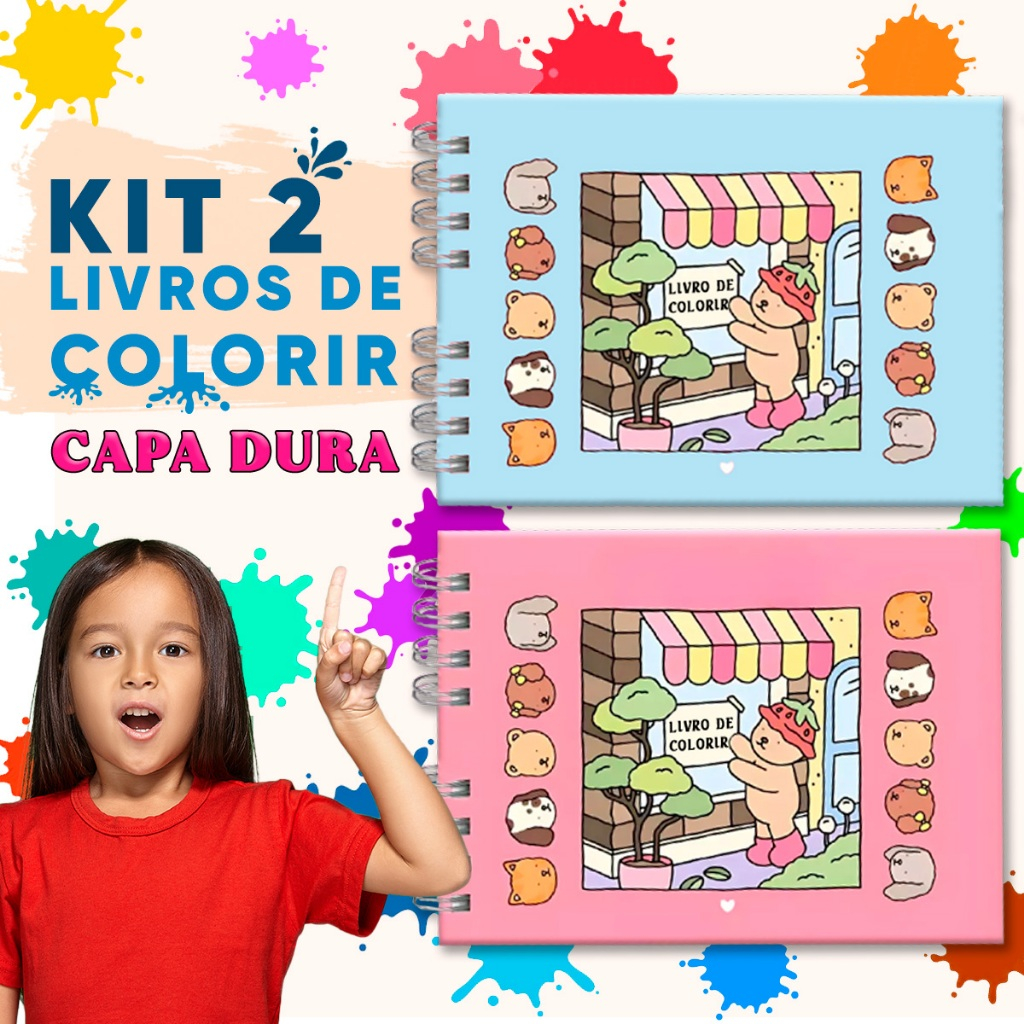Kit Livro De Colorir Boogie goods | Bob Goods | Bobbie Gudies Capa ...