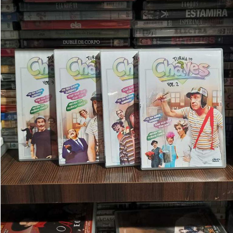 DVDS TURMA DO CHAVES - 4 VOLUMES (DUBLADO) | Shopee Brasil