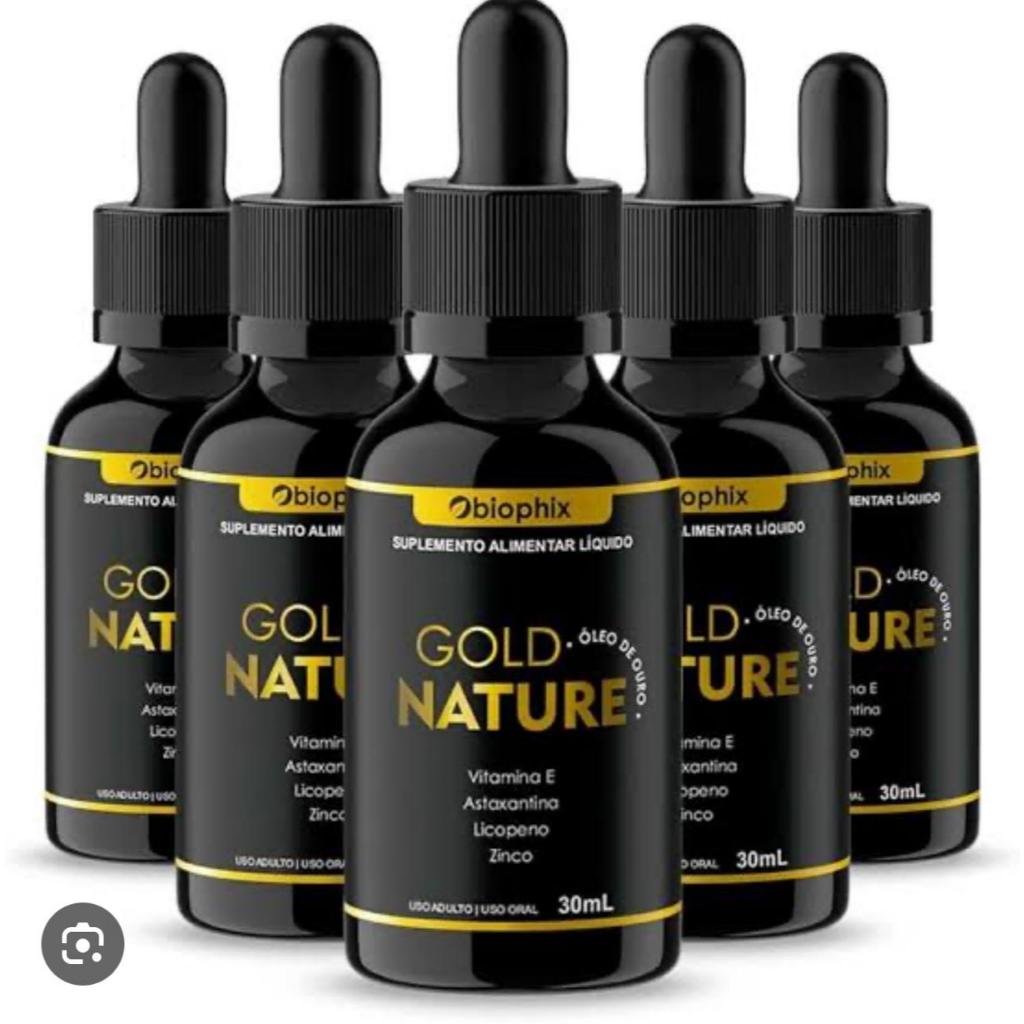GOLD NATURE GOTAS ORIGINAL 100% NATURAL ( 05 UNIDADES) | Shopee Brasil