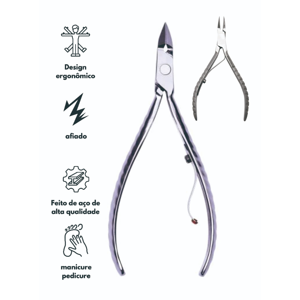 Kit Alicate Cut A Professional Inox Manicure | Shopee Brasil