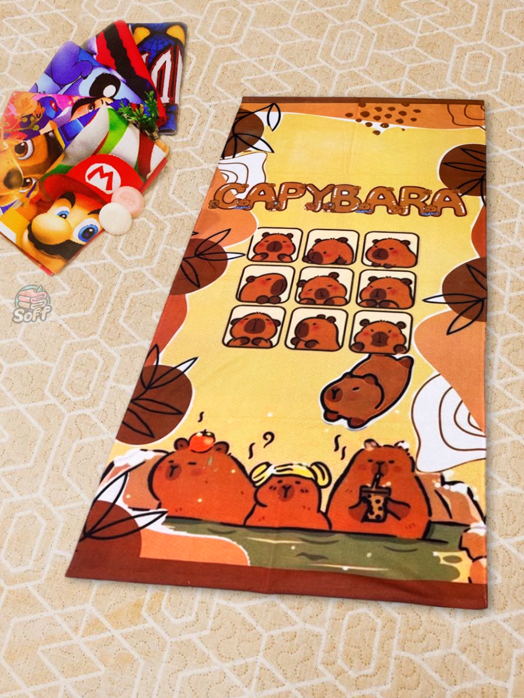 Toalha CAPIVARA CAPYBARA de Banho e Praia Temática Personalizada do ...