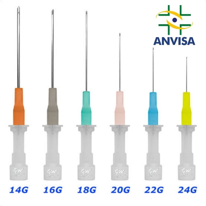 Jelco Cateter 10 unds Intravenoso Estéril Body Piercing (14G, 16G, 18G, 20G, 22G, 24G) | Shopee ...