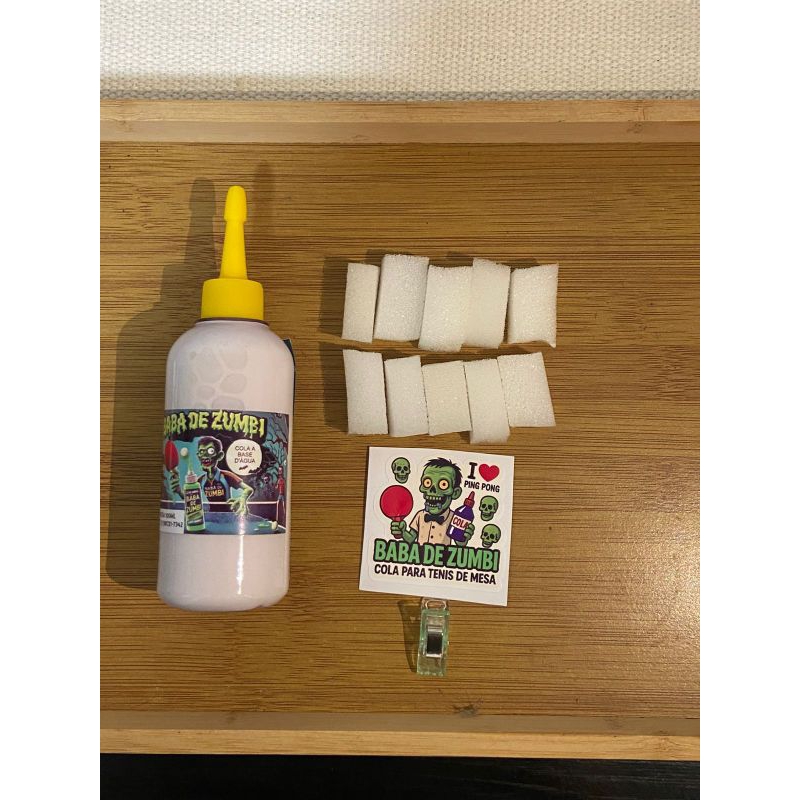 Cola para borracha de tênis de mesa Baba de Zumbi | Shopee Brasil