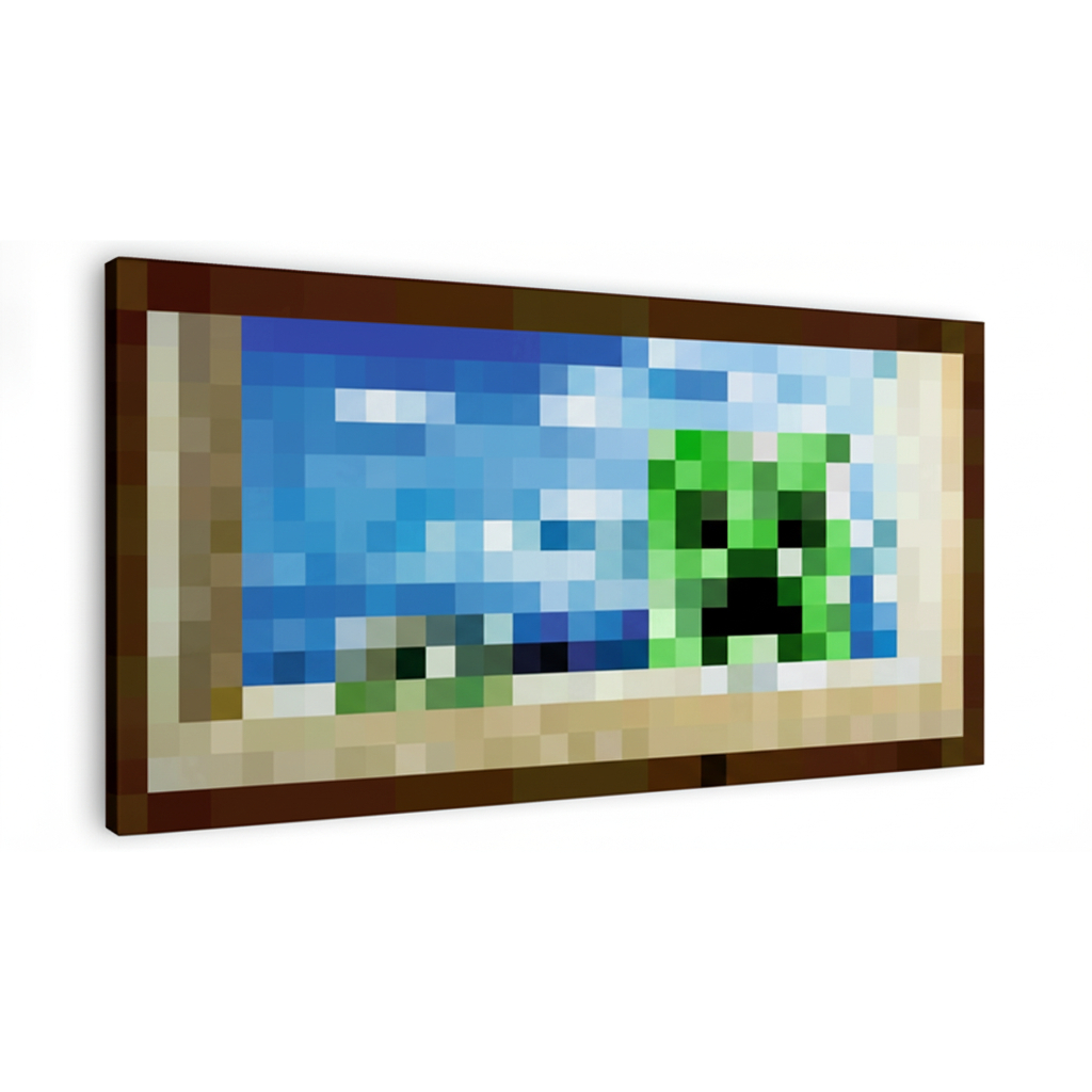 Quadro Decorativo - MINECRAFT 30x60 | Shopee Brasil