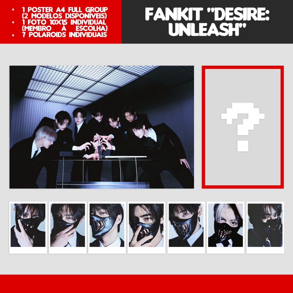 FANKIT ENHYPEN — "DESIRE: UNLEASH" | Shopee Brasil