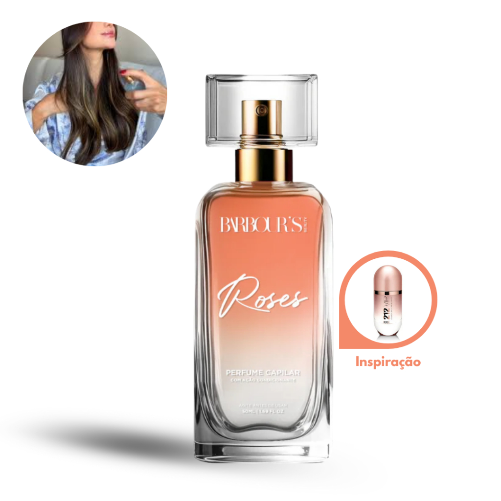 Perfume Para Cabelo Finalizador Termoativo Roses - Barbour's Beauty ...