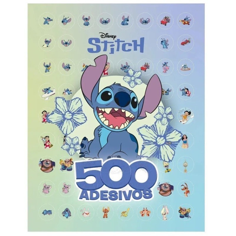 Livro De Colorir Lilo E Stitch 36 Páginas Com 500 Adesivos | Shopee Brasil