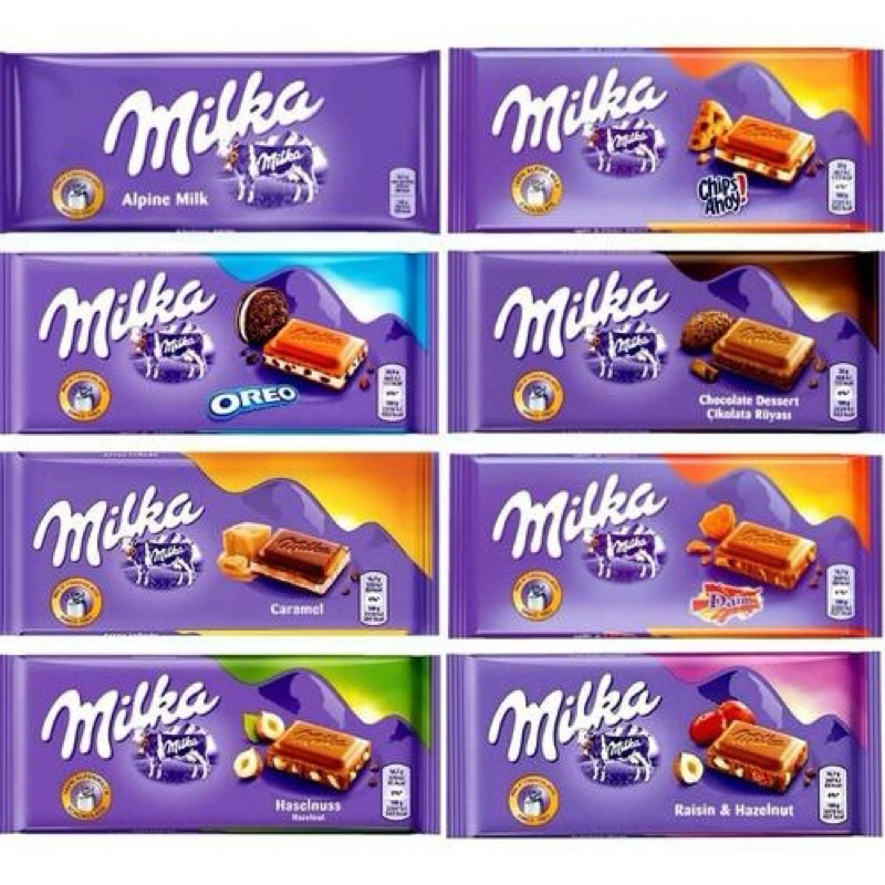 Barra Chocolate Milka 100g | Shopee Brasil