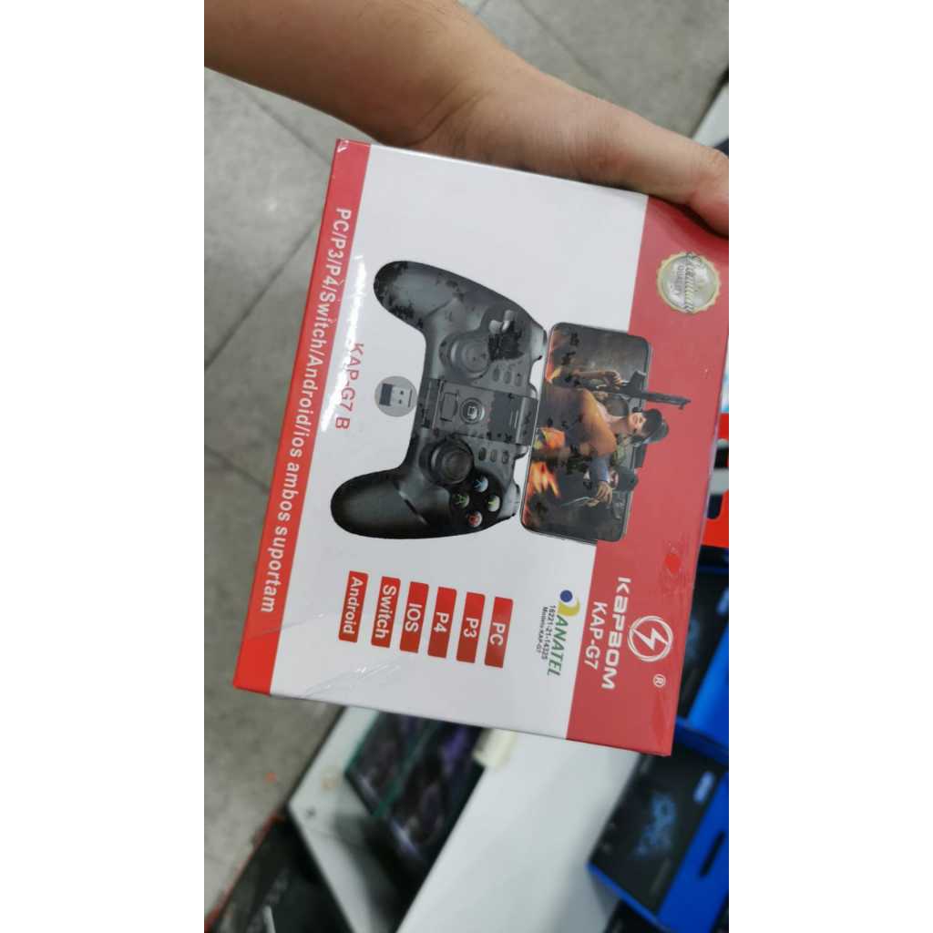 Joystick P/ Android Ios Pc P3 P4 Switch Bluetooth G7 | Shopee Brasil