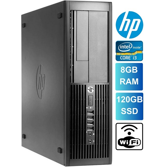 Computador HP Compaq 4300 Core i3 8gb ram 120gb Ssd Wifi Garantia 3 ...