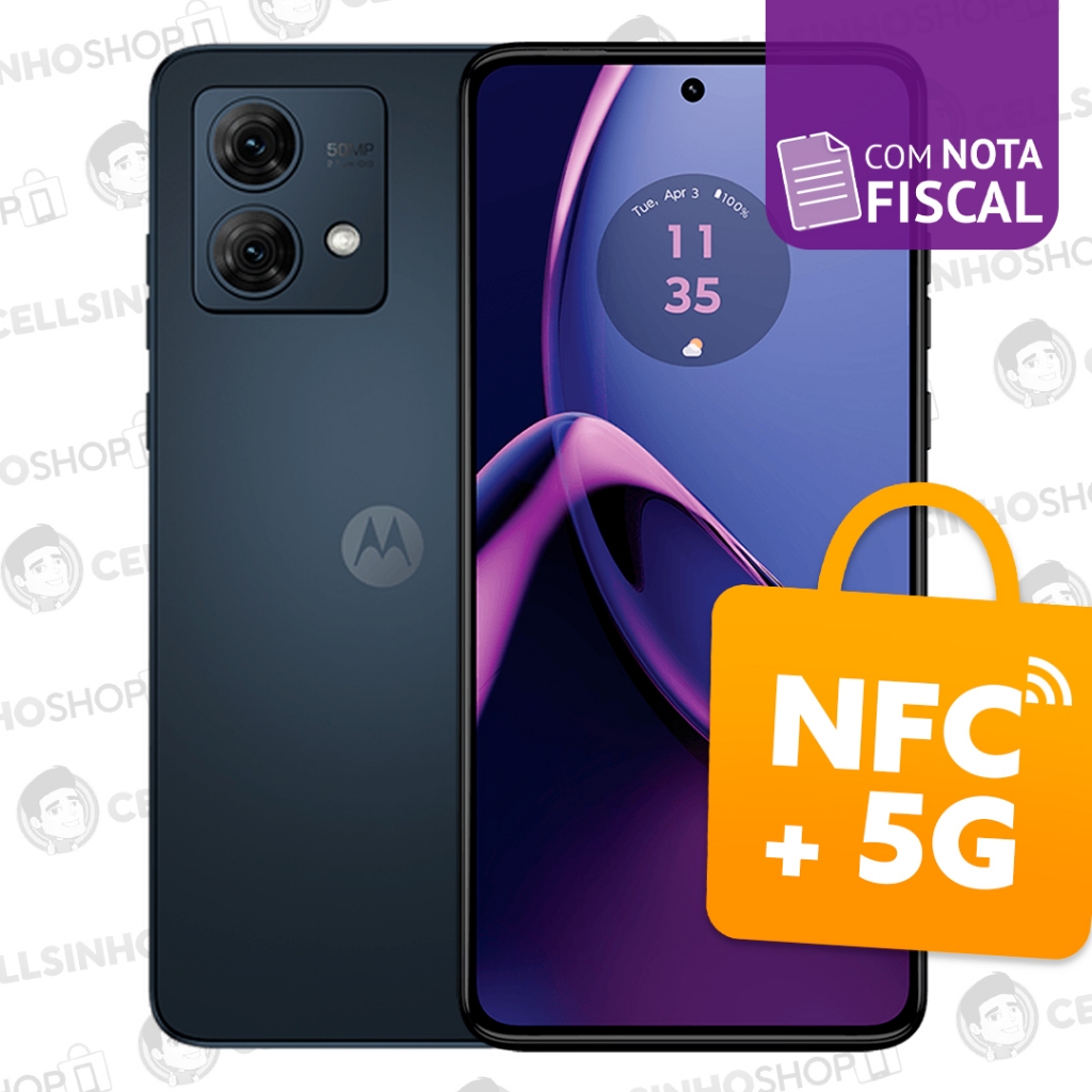 Celular Motorola Moto G84 5G NFC 8GB RAM 256GB Tela 6,55" 50MP Sony AI ...