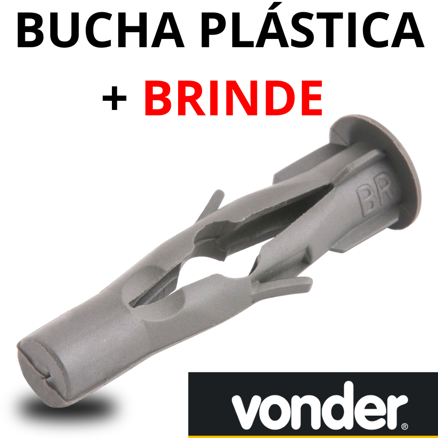 Bucha Tijolo Baiano Furado Oca FU | VONDER | + BRINDE | Shopee Brasil