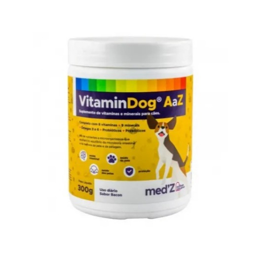 MEDZ VITAMINDOG A a Z 300G SUPLEMENTO DE VITAMINAS E MINERAIS PARA CAES ...