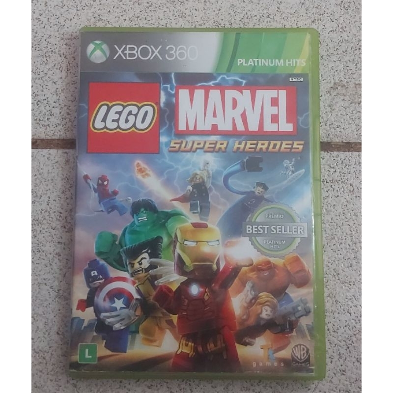 Manual, capa e case originais SEM O JOGO - LEGO Marvel Super Heroes ...