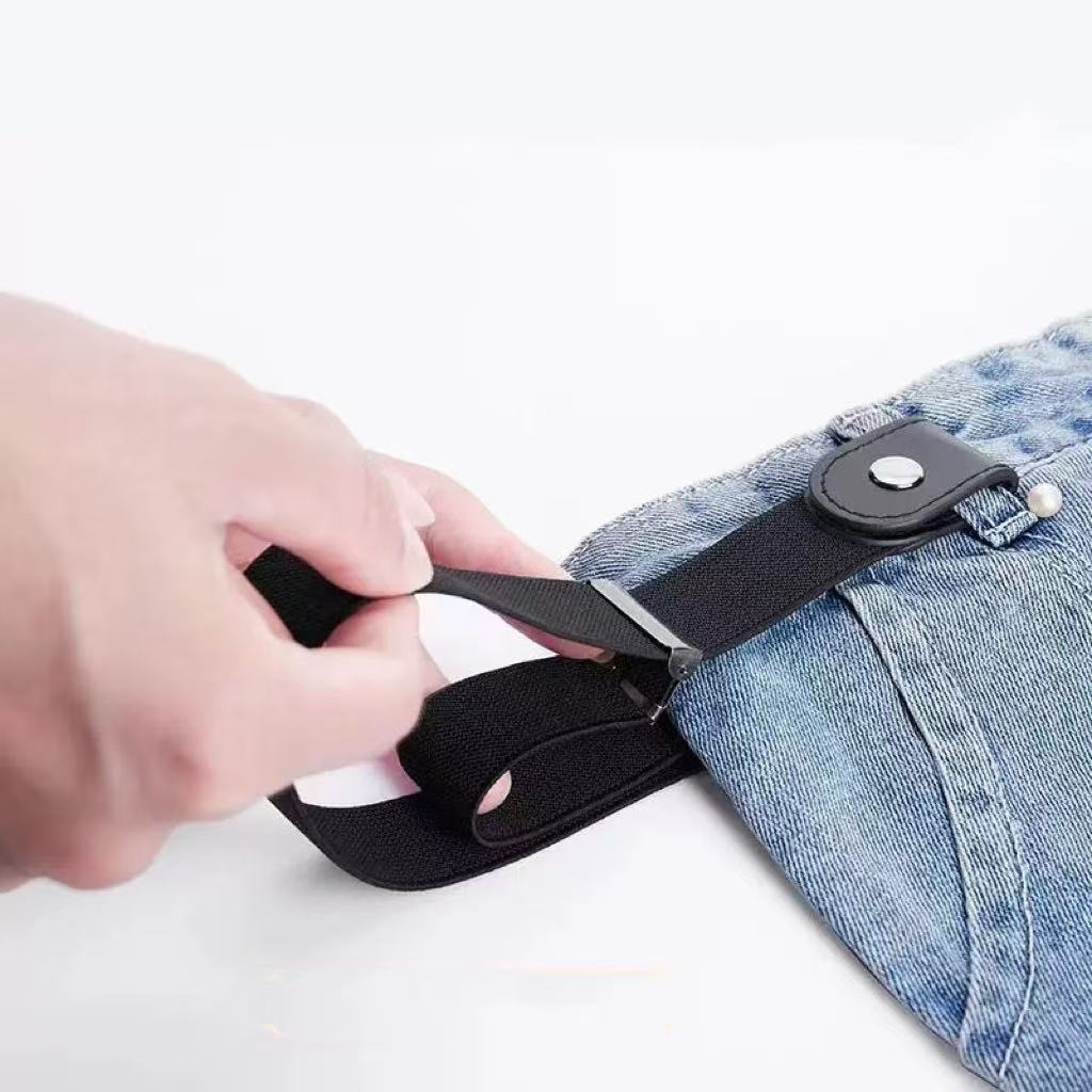 Cinto Elástico Preguiçoso Invisível Para Homens E Mulheres , Sem Fivela ...