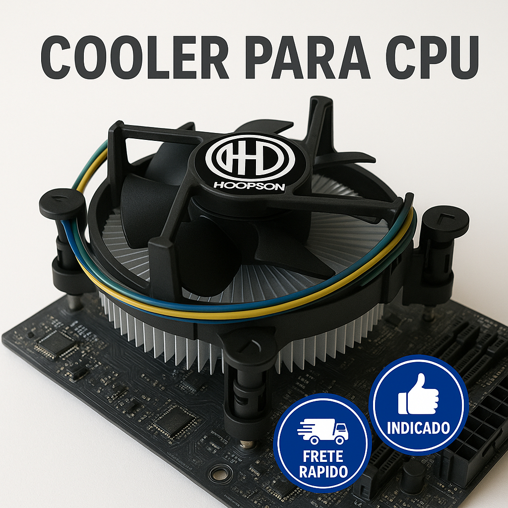Cooler CPU Universal Hoopson – Cooler Processador Intel LGA 775 1155 ...