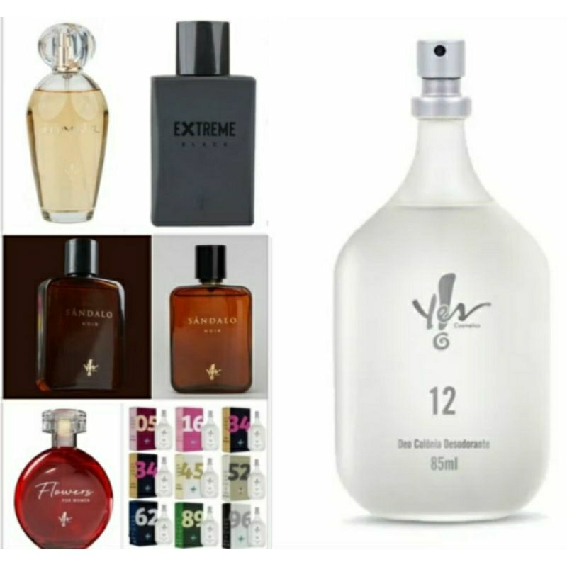 YES COLONIA FRAGRANCIAS e INSPIRADOS 85ml | Shopee Brasil