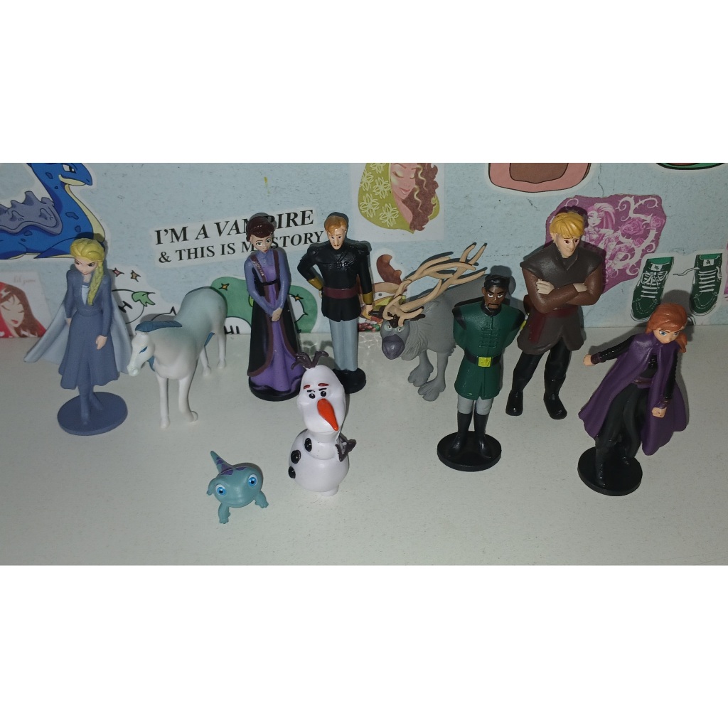 BONECO MINIATURA DISNEY FROZEN ANNA ELSA NOKK KRISTOFF OLAF SVEN REI ...